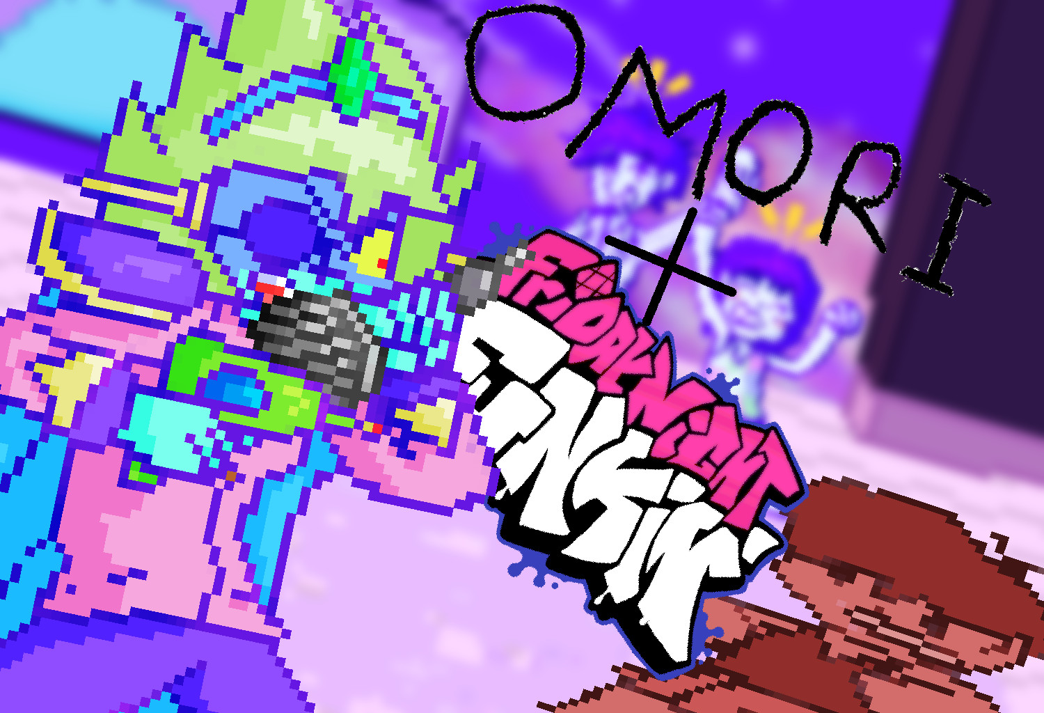 OMORI Mod (SKIN - Week 6) Mod for Friday Night Funkin' | FNF Mods