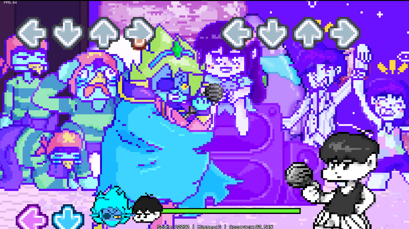 OMORI Mod (SKIN - Week 6) Mod for Friday Night Funkin' | FNF Mods