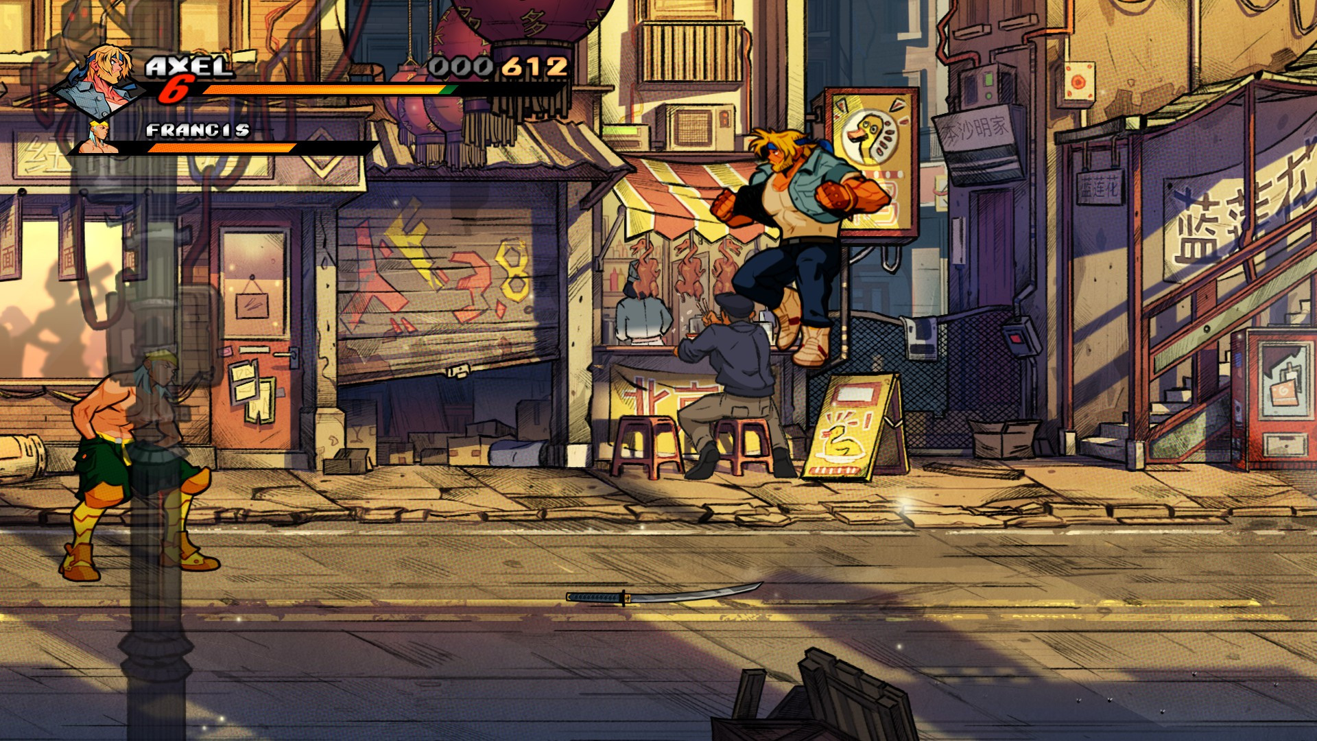 Axel Sans Hobo [Streets of Rage 4] [Mods]