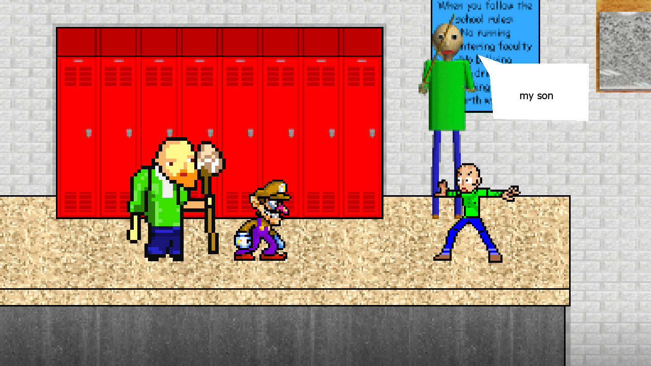 Baldi's Basics - Schoolhouse (9.3/CMC+) Mod for Super Smash Bros ...