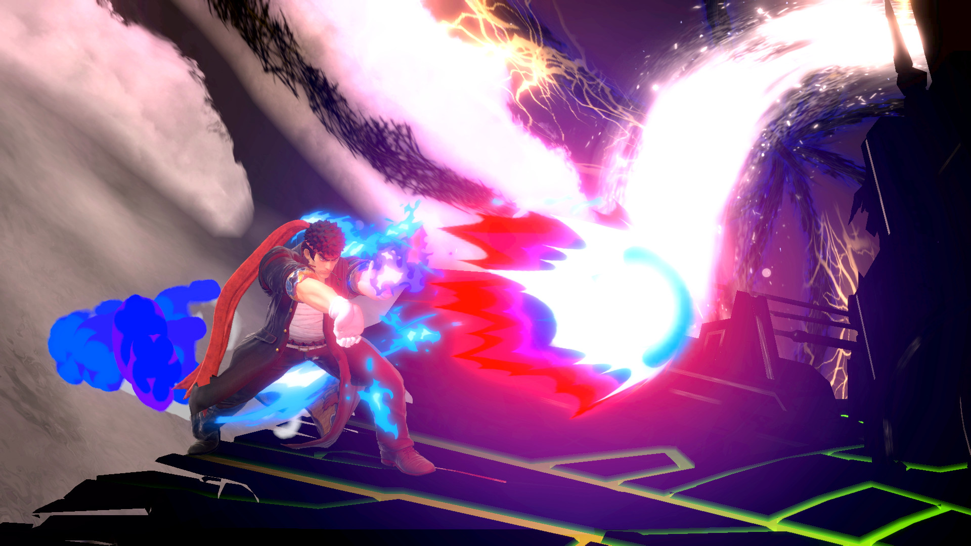 Blue Effects for Ryu Mod for Super Smash Bros. Ultimate | SSBU Mods