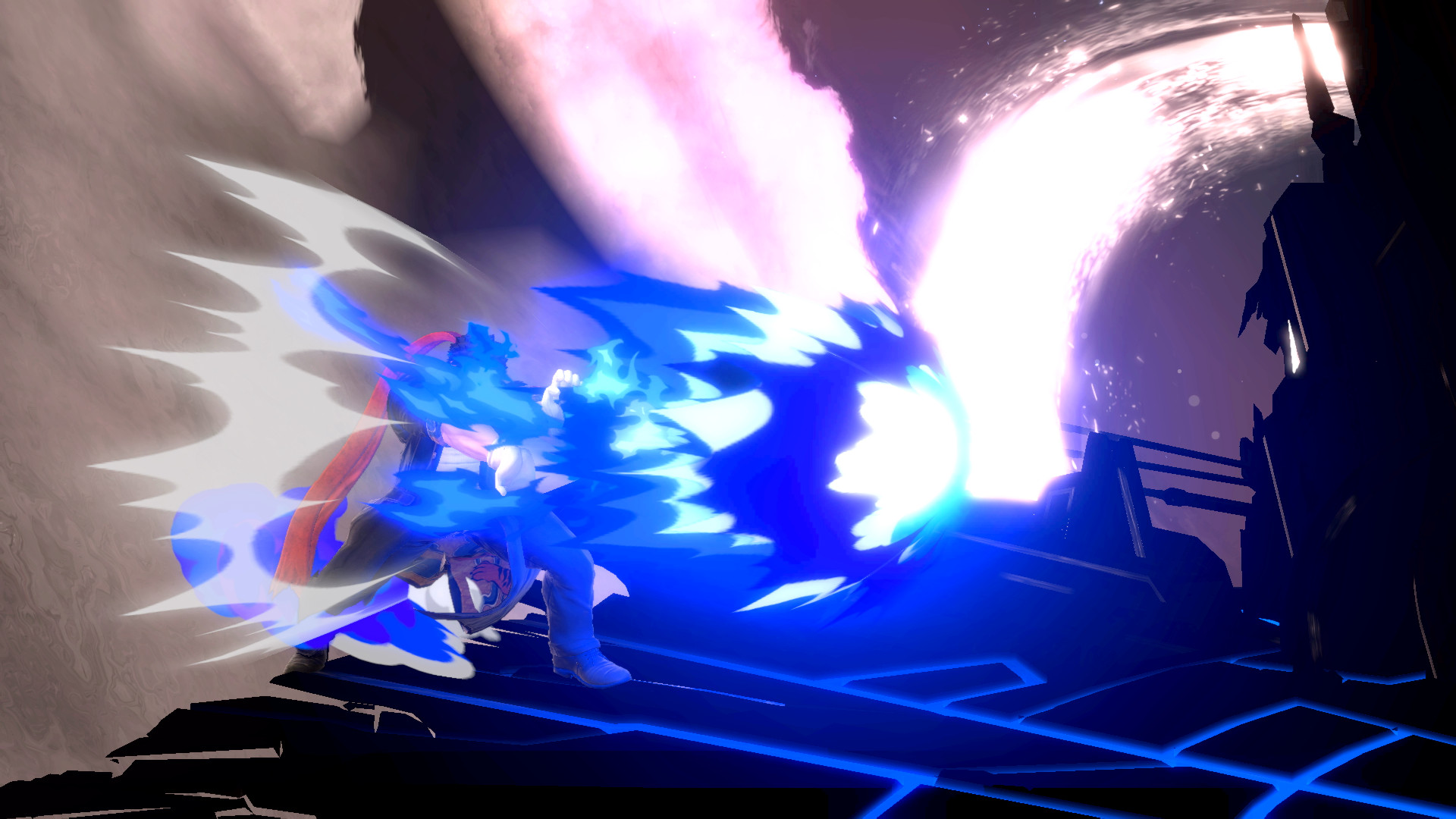 Blue Effects for Ryu Mod for Super Smash Bros. Ultimate | SSBU Mods