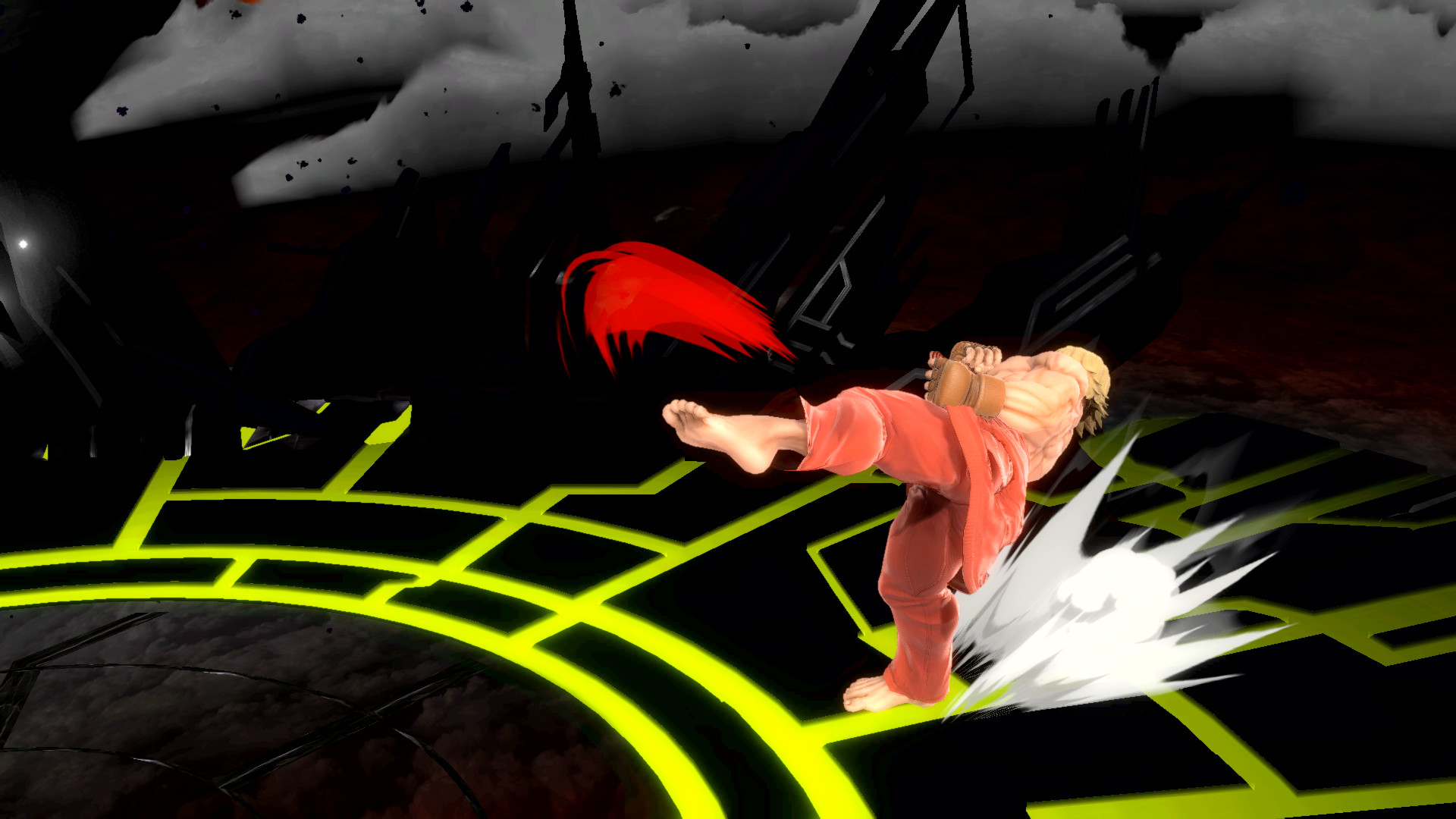 Red Effects for Ken Mod for Super Smash Bros. Ultimate | SSBU Mods