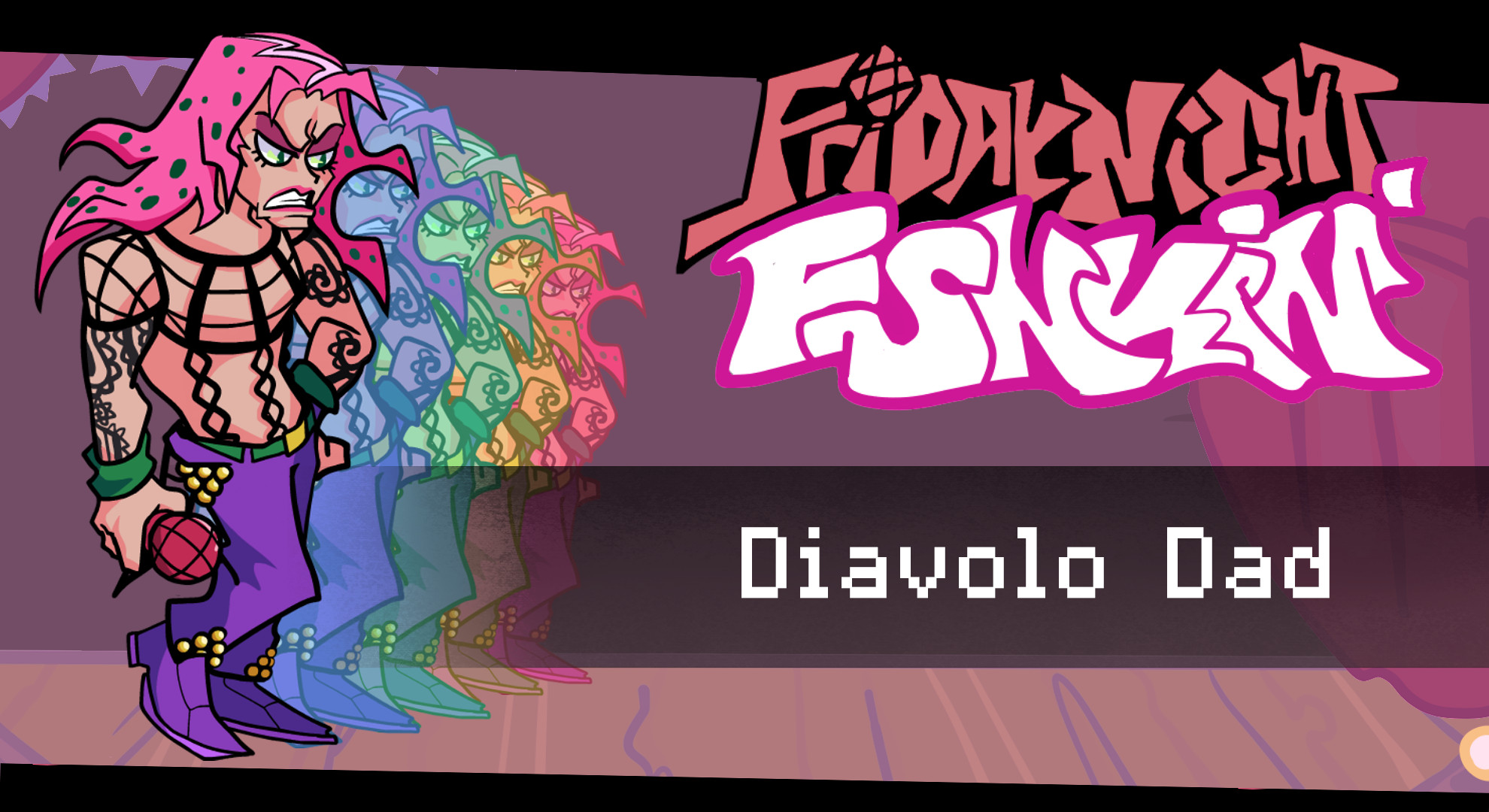 FNF | Diavolo (JJBA) as Dad Mod Mod for Friday Night Funkin' | FNF Mods