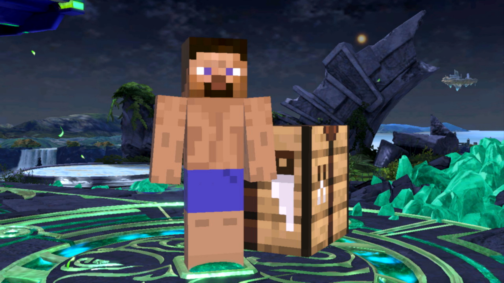 Minecraft Swimming Skin Pack [Super Smash Bros. Ultimate] [Mods]