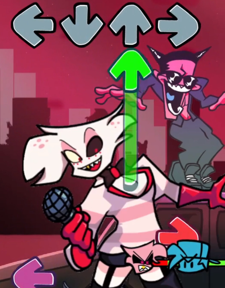 Angel Dust from Hazbin Hotel Mod for Friday Night Funkin' | FNF Mods