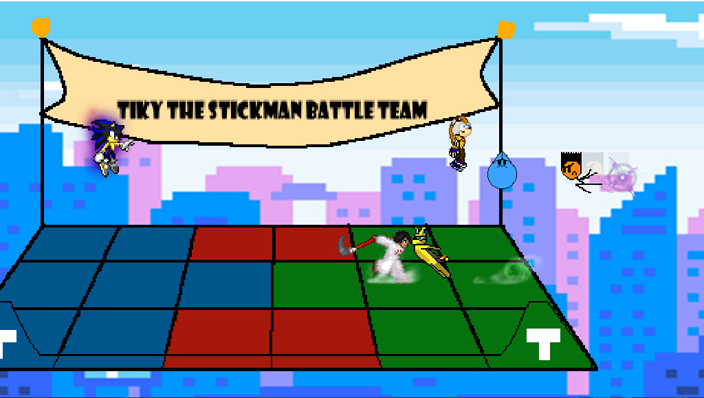 Tiky the Stickman Battle Team (9.3/CMC+) Mod for Super Smash Bros ...