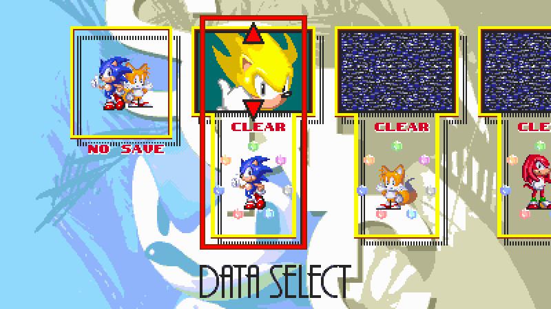 Data Select Character Sprite Mod Support Mod for Sonic 3 A.I.R. | S3AIR ...
