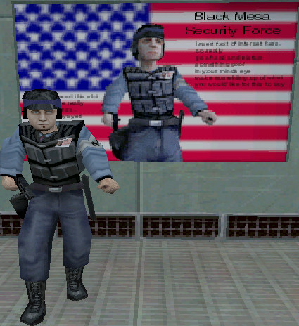 Beta Security Guards (animations added) Mod for Half-Life | HL Mods