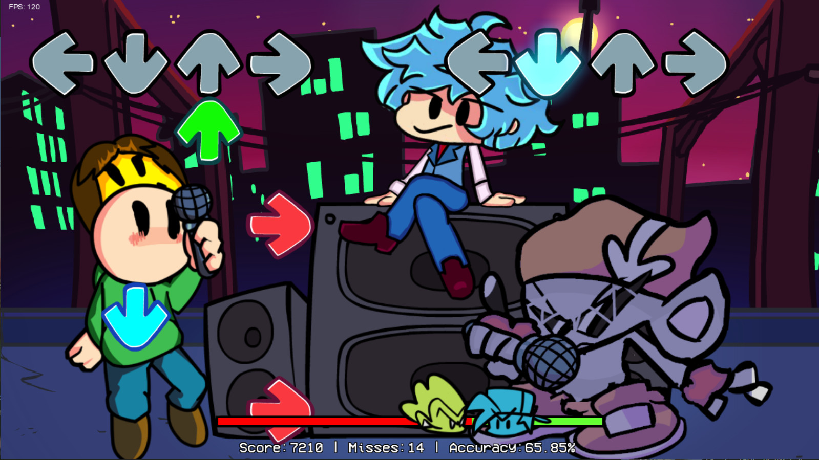 Ritz: Over BF Mod for Friday Night Funkin' | FNF Mods