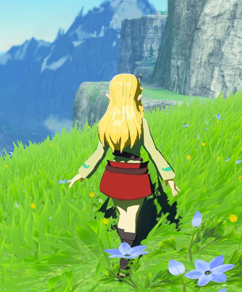 Long Hair Replacer Mod for The Legend of Zelda: Breath of the Wild ...