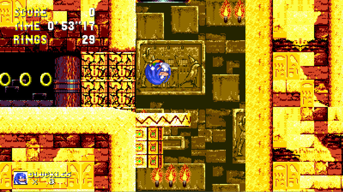 Sonic 3D in 2D Glitches: Sonic 3 with Bluckles Mod for Sonic 3 A.I.R ...