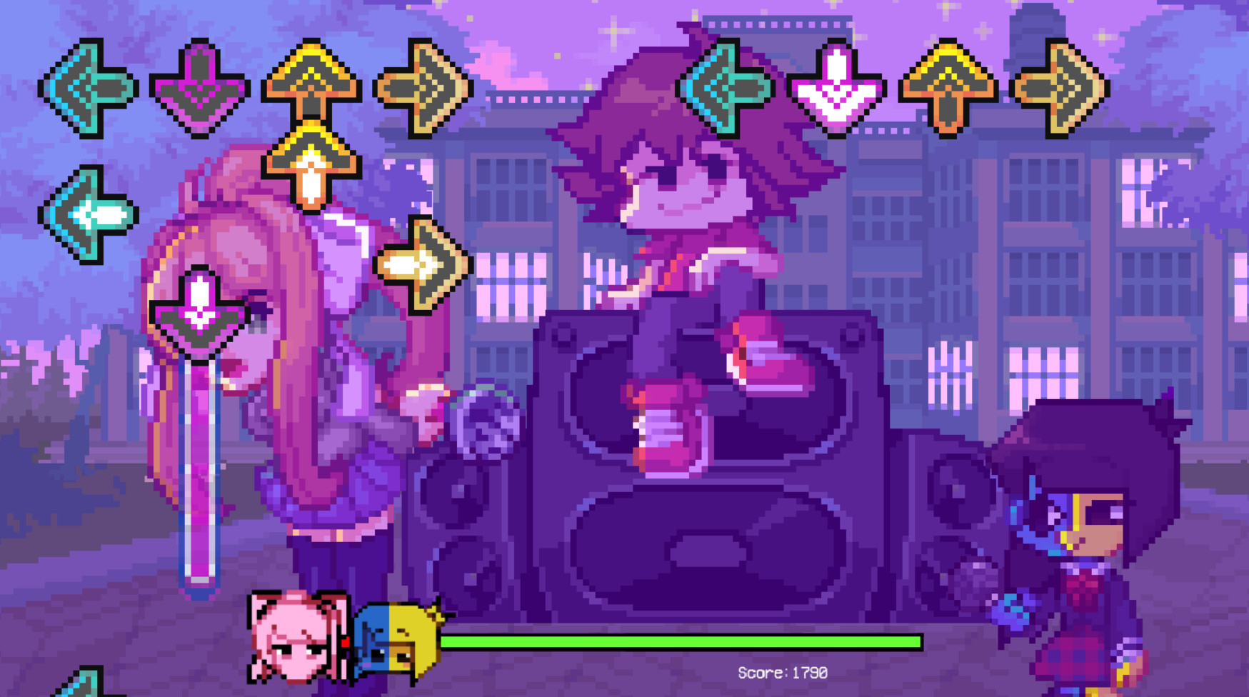 DDR Custom Notes for Week 6 Mod for Friday Night Funkin' | FNF Mods