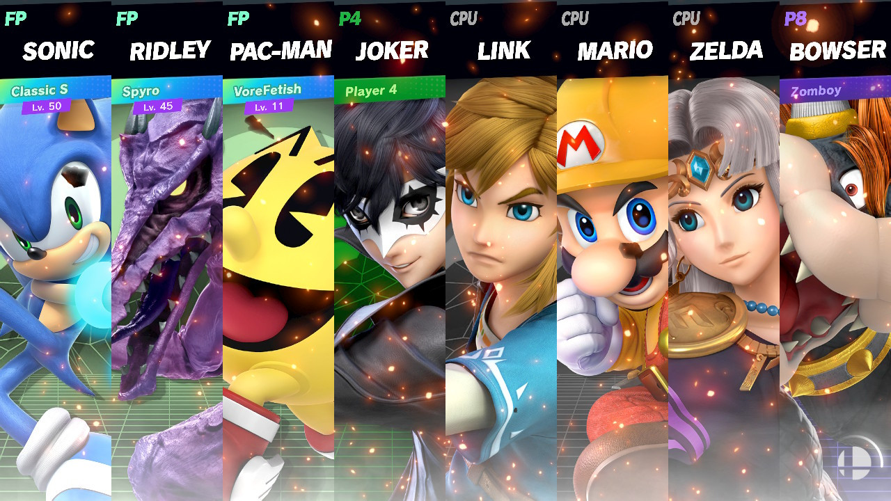 Vaporwave Matchup Screen Mod for Super Smash Bros. Ultimate | SSBU Mods