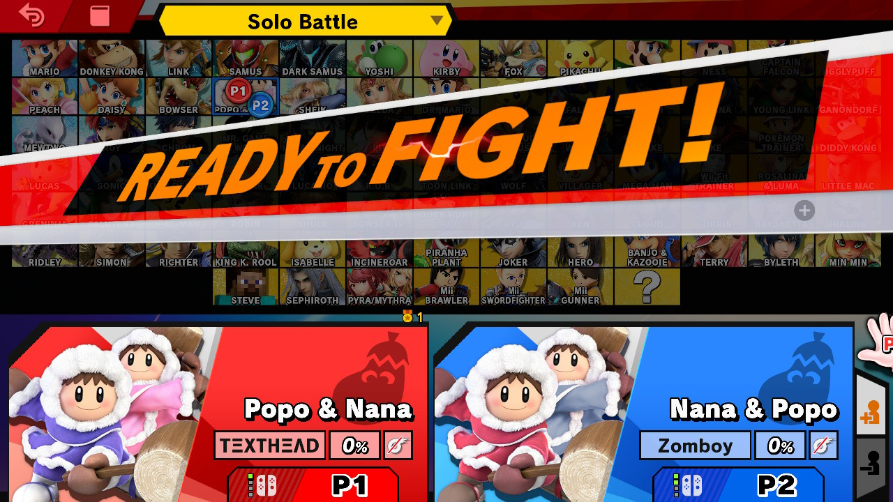 Popo & Nana Nameplates Mod for Super Smash Bros. Ultimate | SSBU Mods