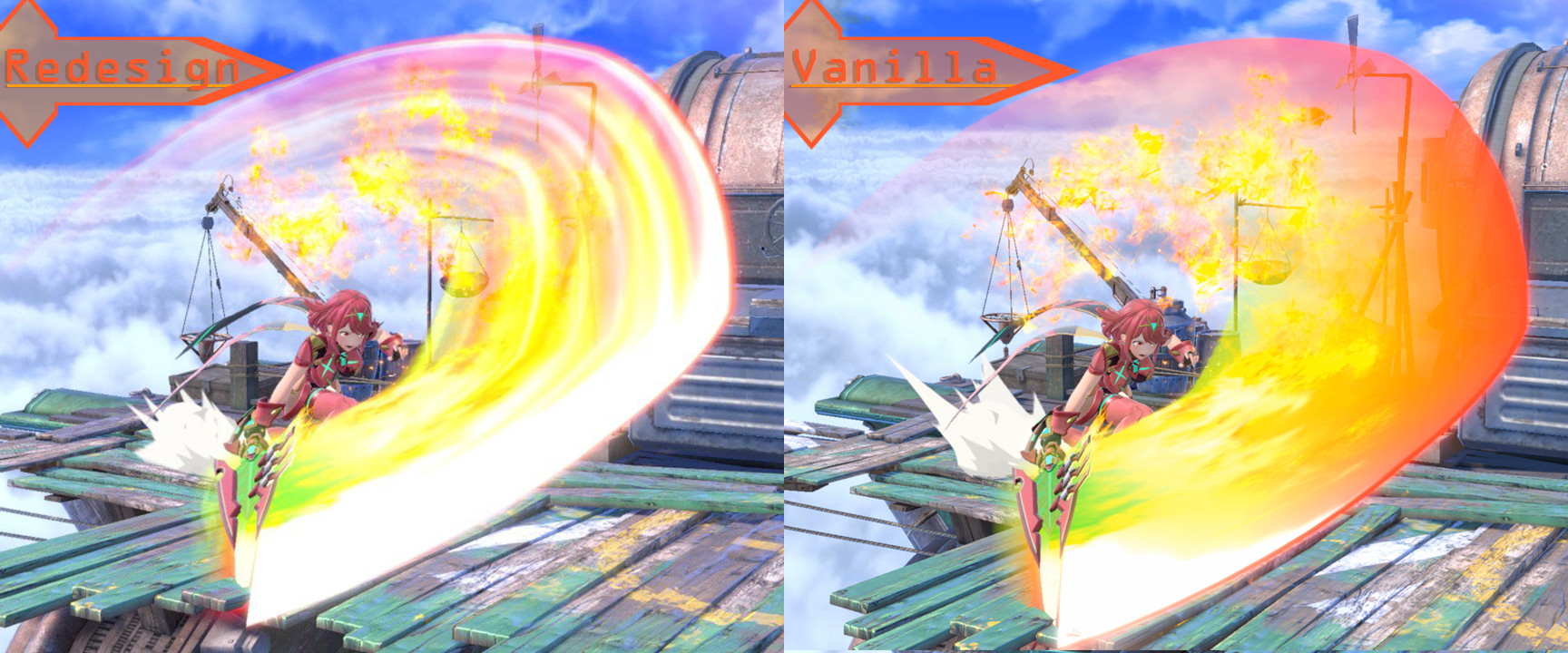 Redesigned Pyra/Mythra Sword Trails Mod for Super Smash Bros. Ultimate ...
