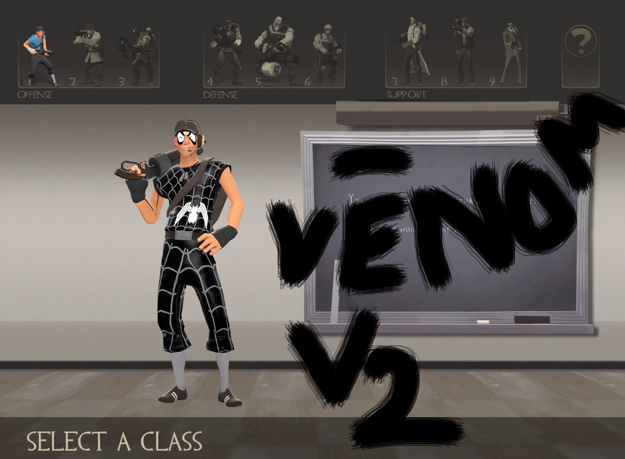 Venom/Black Spider Man V2 Mod for Team Fortress 2 | TF2 Mods