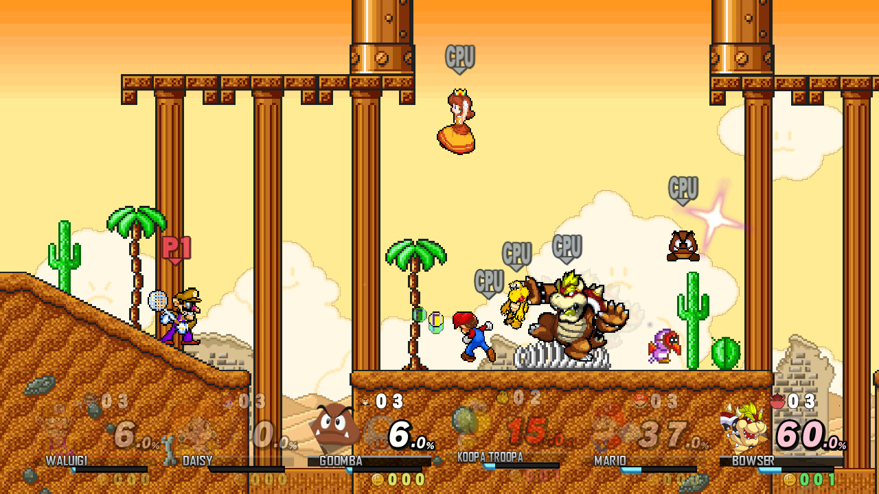 SMB Lost-Land - Tweeter Desert (9.3/CMC+) Mod for Super Smash Bros ...