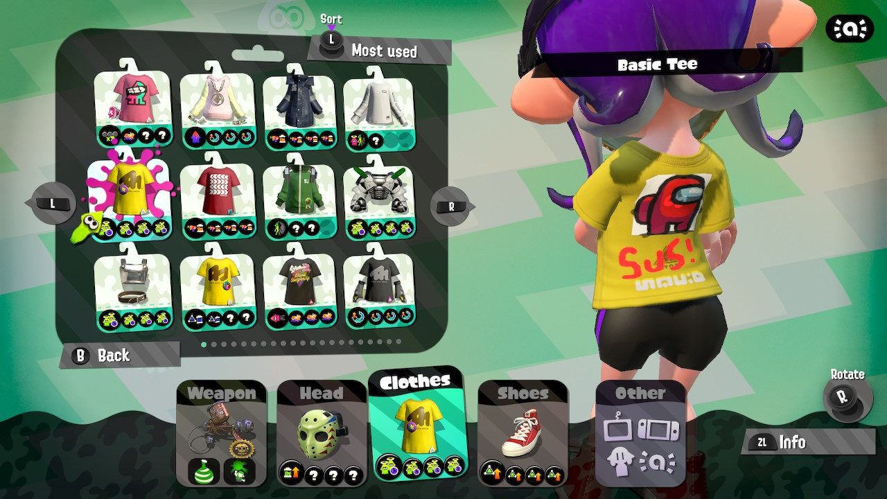 Sus Jerma over basic tee [Splatoon 2] [Mods]