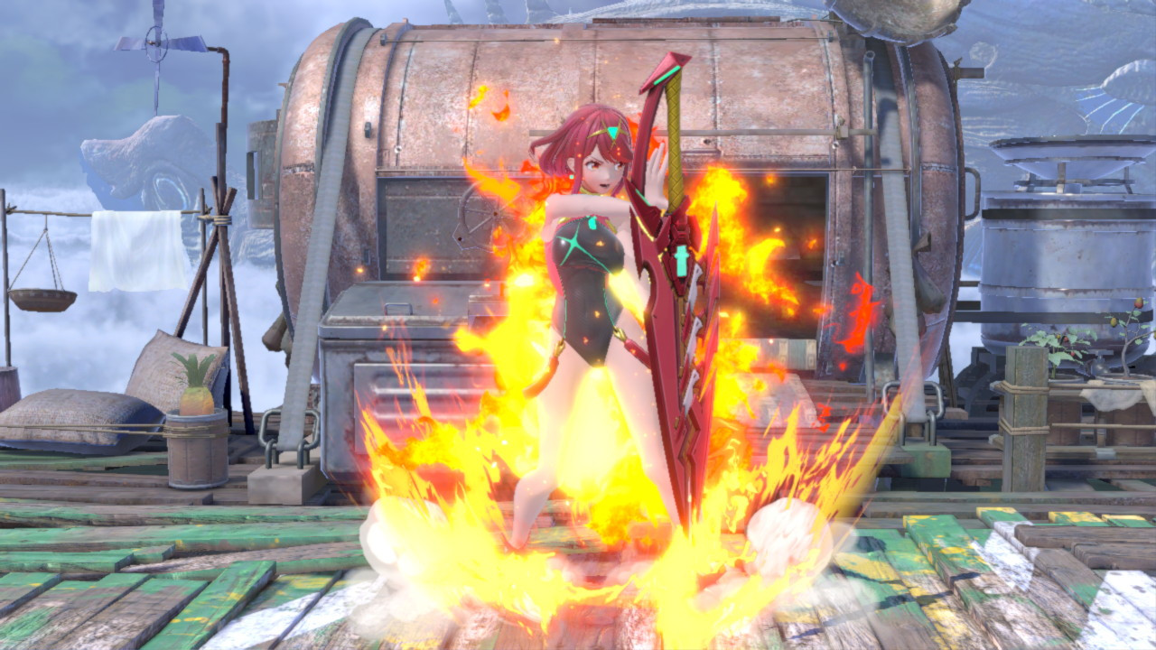 Swimsuit Pyra and Mythra [Super Smash Bros. Ultimate] [Mods]