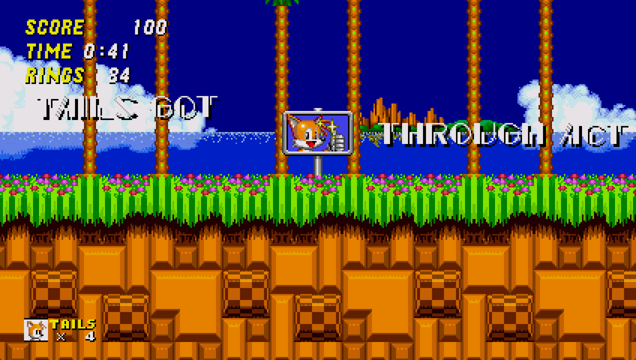 Tweaked Tails Signpost S2 [Sonic the Hedgehog 2 (2013)] [Mods]
