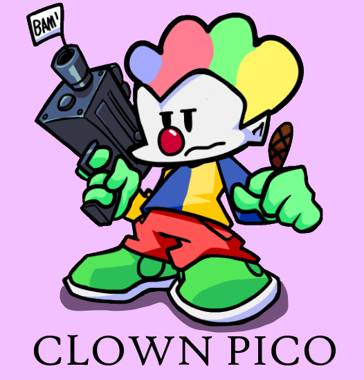 Clown Pico [Friday Night Funkin'] [Mods]