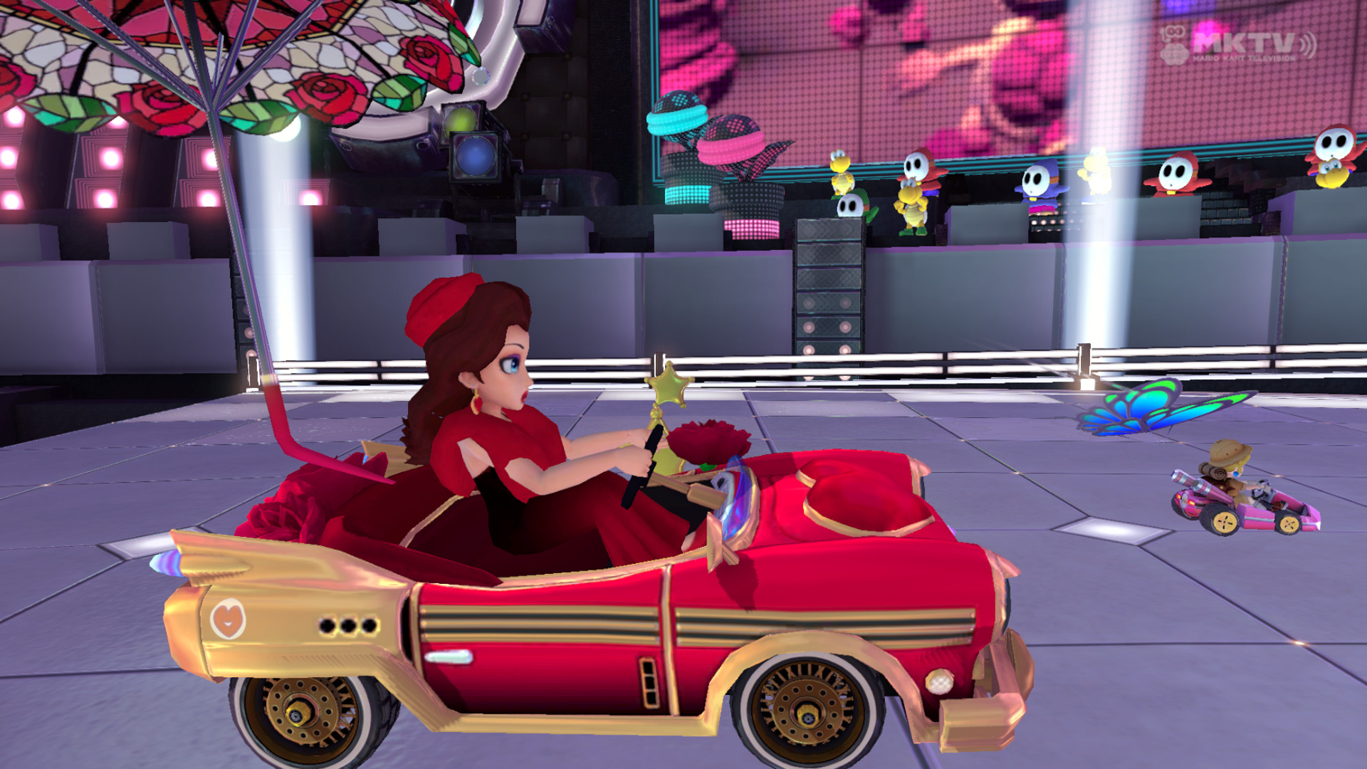 Rose Taxi from MKT Mod for Mario Kart 8 | MK8 Mods