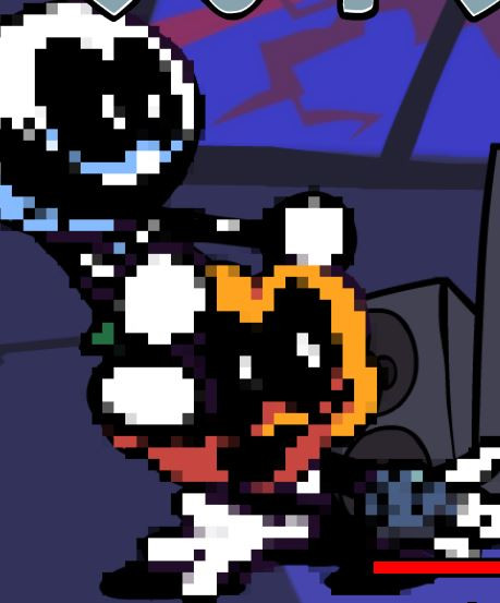 8-Bit / Pixel SKID and PUMP Mod for Friday Night Funkin' | FNF Mods
