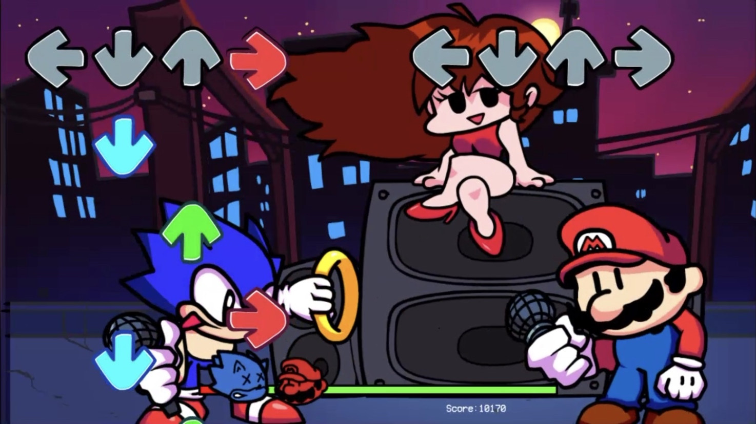 Sonic over Pico Mod for Friday Night Funkin' | FNF Mods