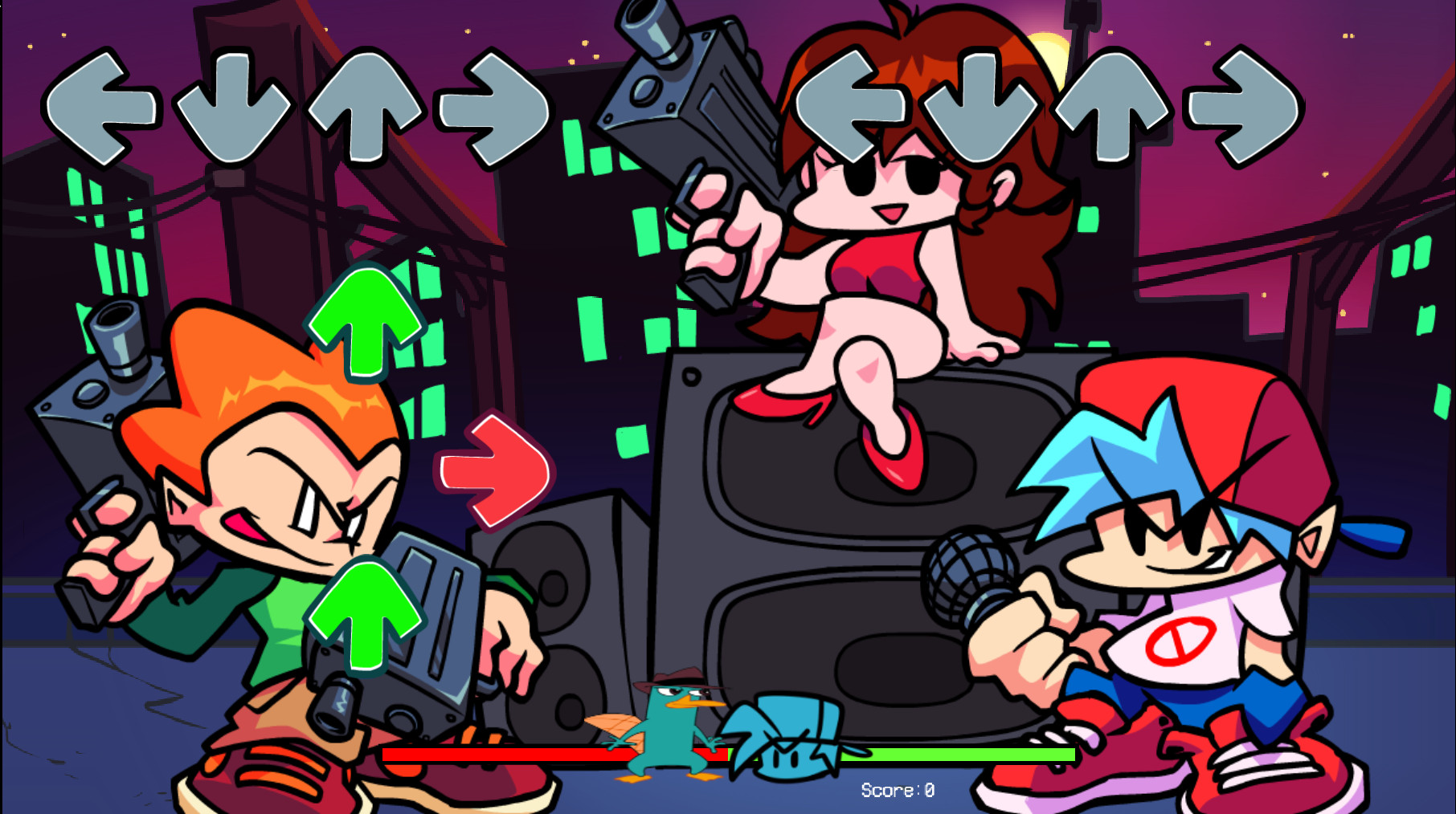 GF but with a gun Mod for Friday Night Funkin' | FNF Mods