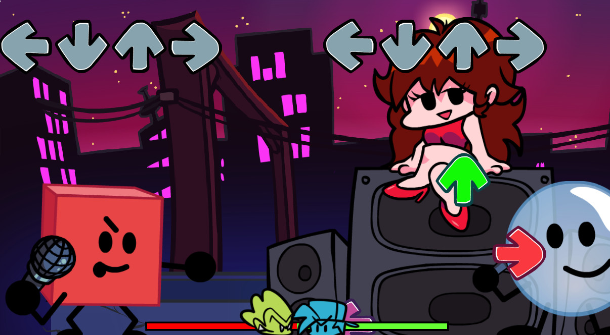 Bubble And Blocky BFB [Friday Night Funkin'] [Mods]