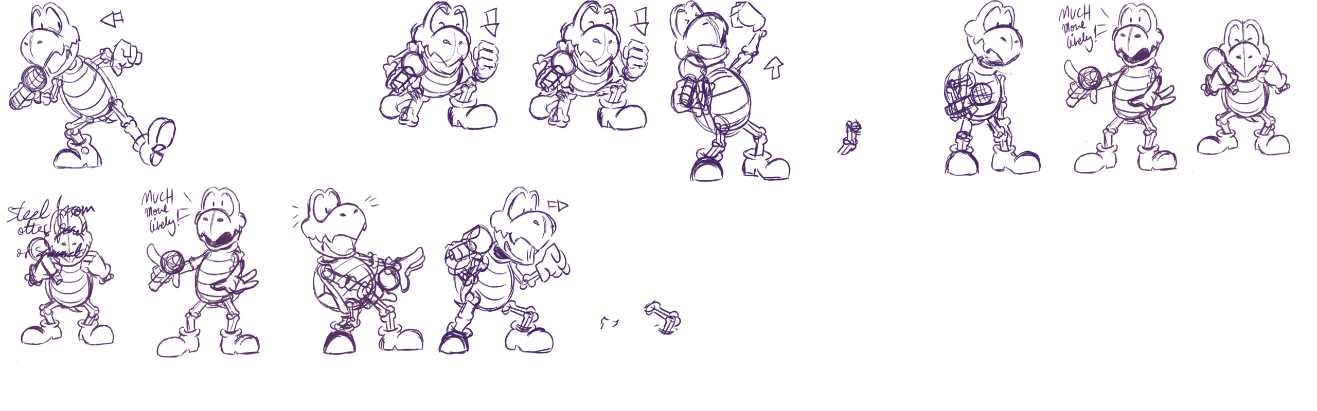 Dry Bones over Skid & Pump Mod for Friday Night Funkin' | FNF Mods