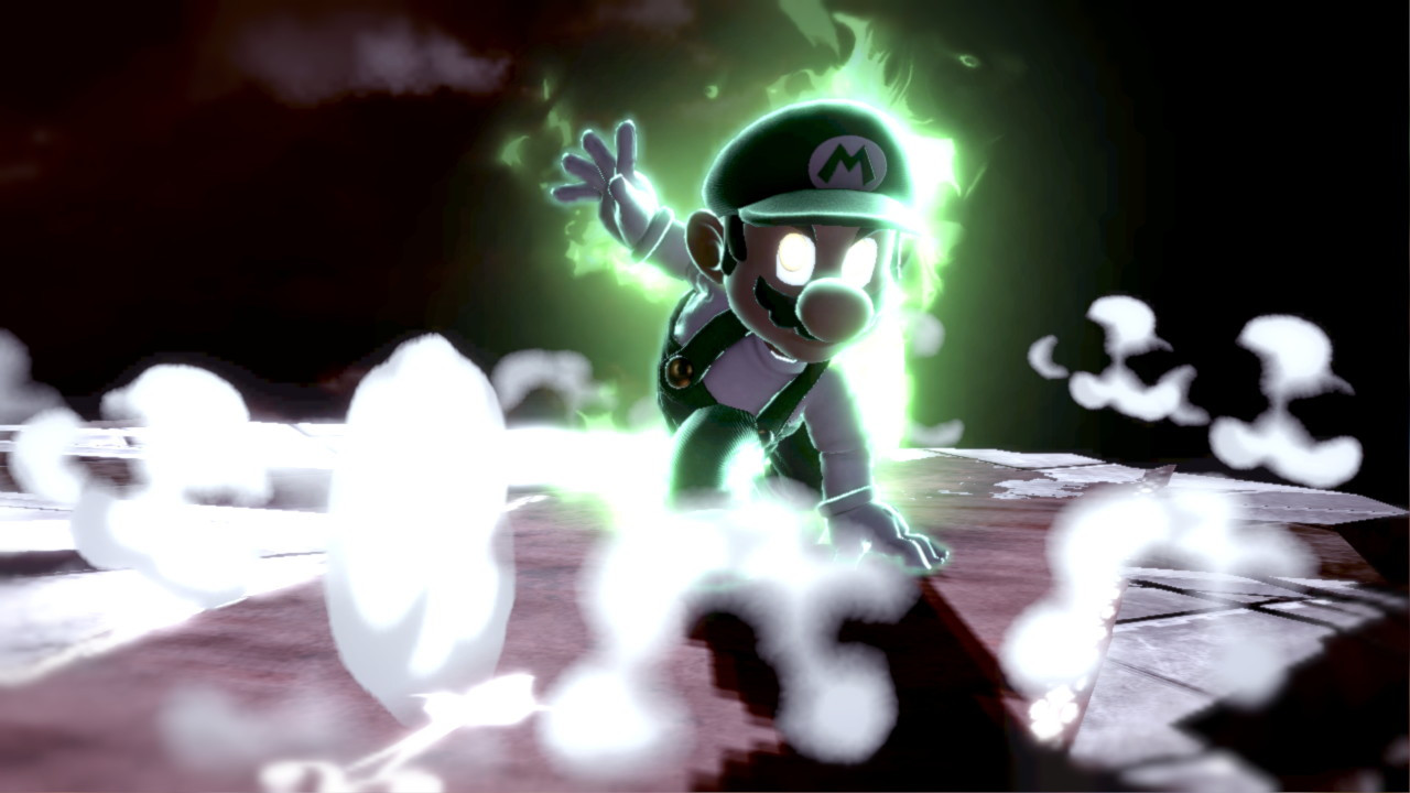 Green & White Mario Mod for Super Smash Bros. Ultimate | SSBU Mods