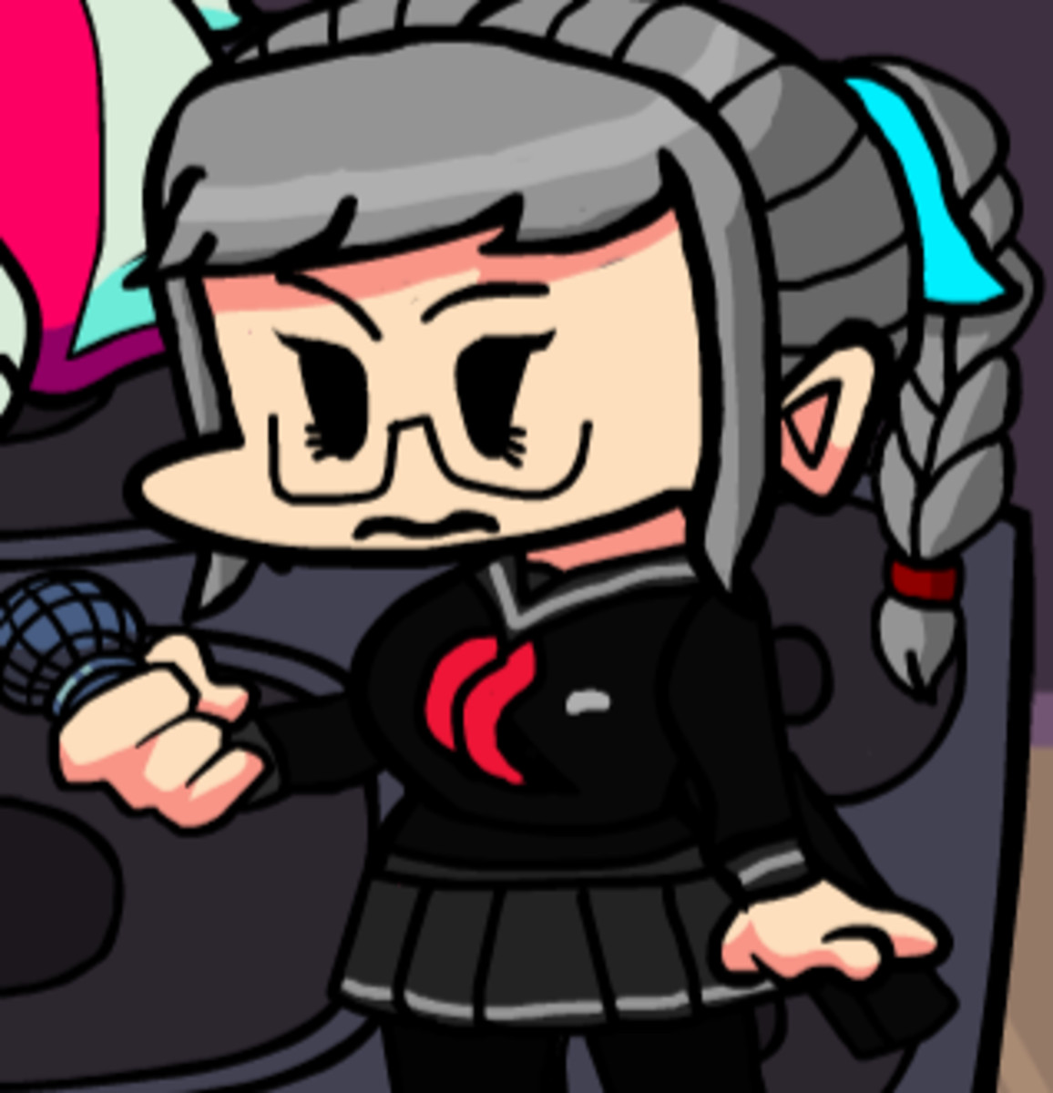 Peko as Boyfriend Mod for Friday Night Funkin' | FNF Mods