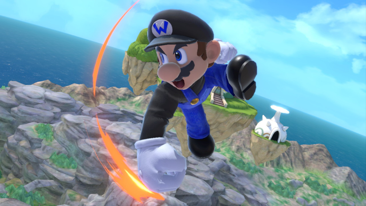 Black & Blue Mario (AKA ME) Mod for Super Smash Bros. Ultimate | SSBU Mods