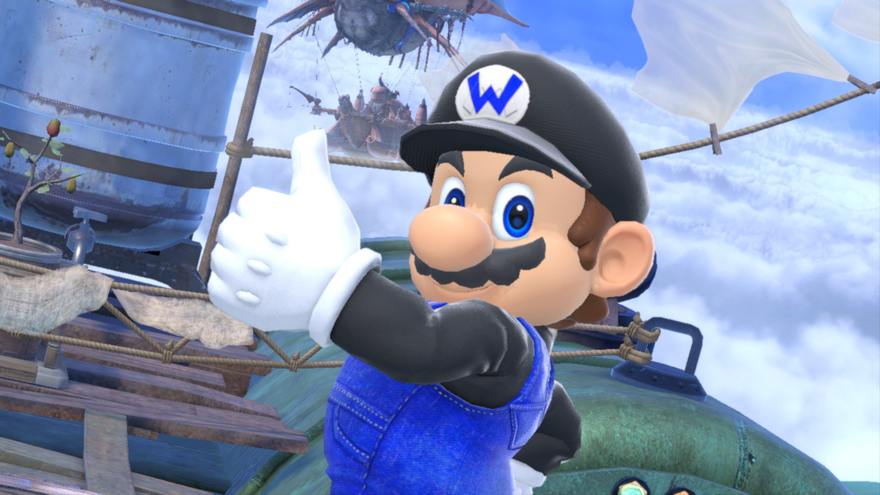 Black & Blue Mario (AKA ME) Mod for Super Smash Bros. Ultimate | SSBU Mods