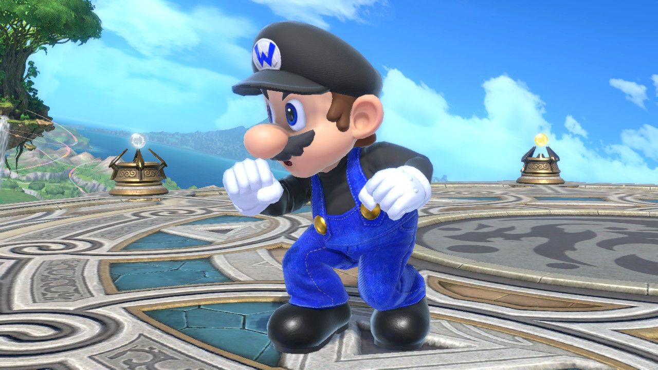 Black & Blue Mario (AKA ME) Mod for Super Smash Bros. Ultimate | SSBU Mods
