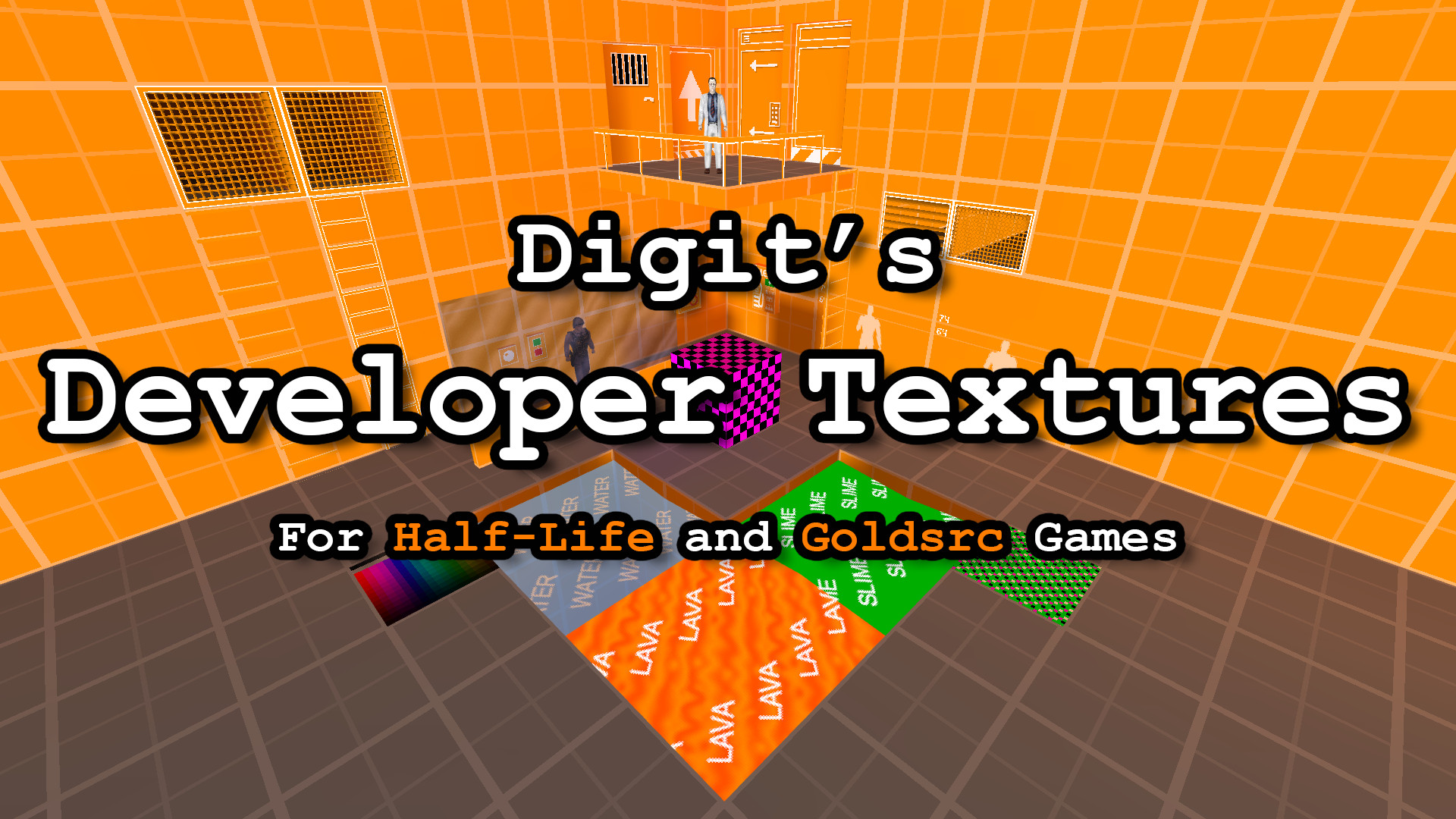 Digit's Developer Textures Mod for Half-Life | HL Mods
