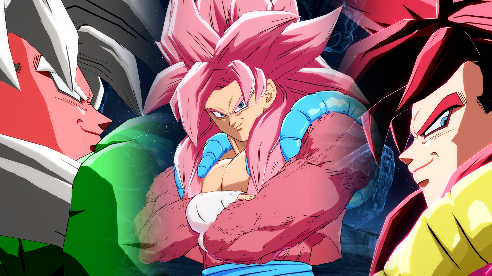 A whole lot of SSJ4 Gogeta recolors Mod for Dragon Ball FighterZ | DB ...