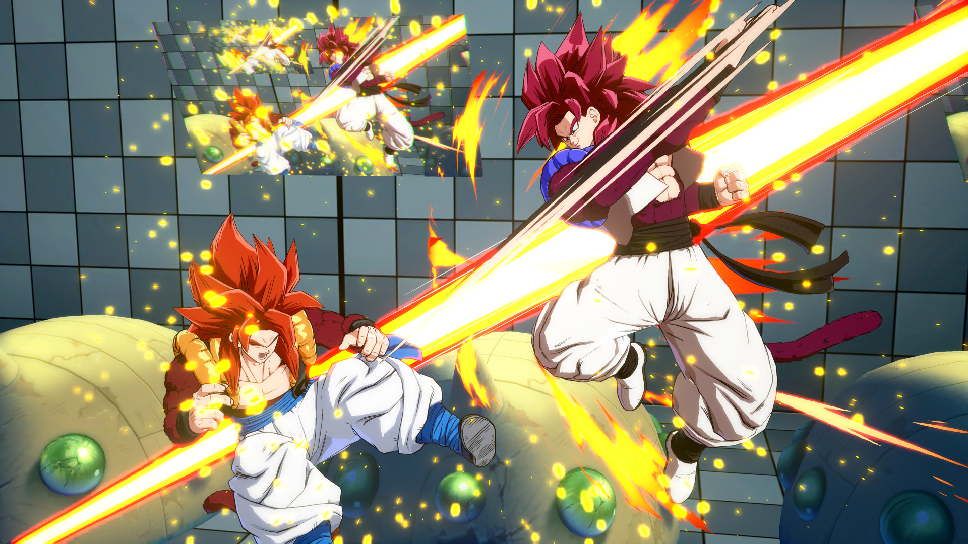 A whole lot of SSJ4 Gogeta recolors Mod for Dragon Ball FighterZ | DB ...