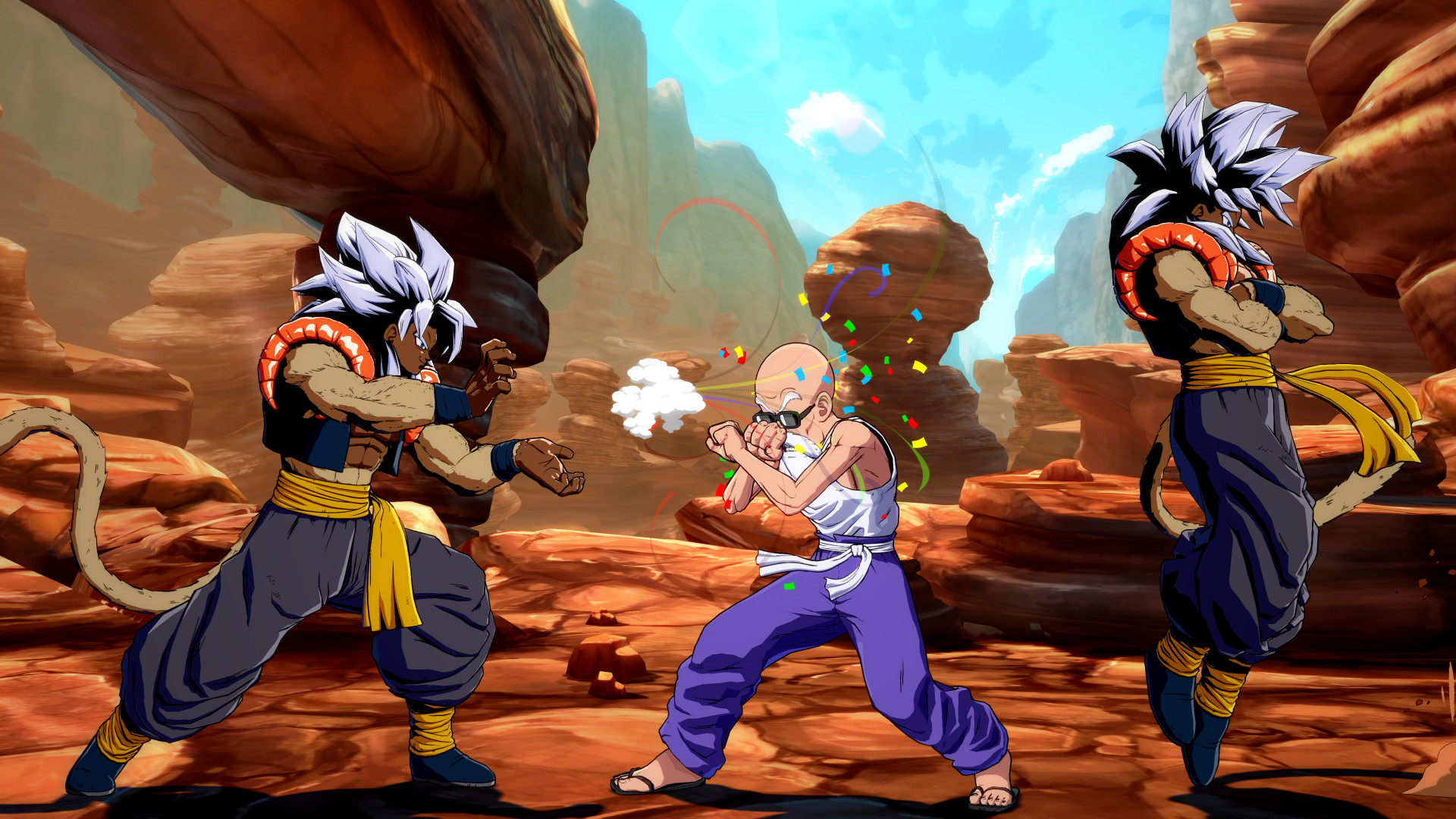 A whole lot of SSJ4 Gogeta recolors Mod for Dragon Ball FighterZ | DB ...