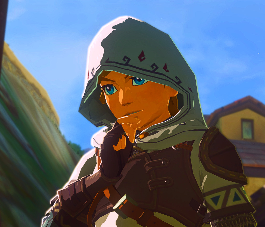 Shorter Hair for Hylian Hood Mod for The Legend of Zelda: Breath of the ...