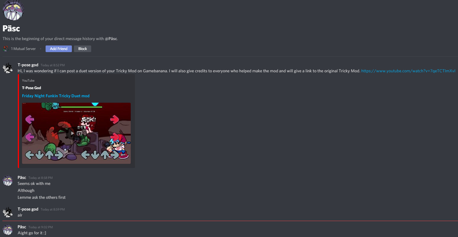 Tricky Duet Mod Mod for Friday Night Funkin' | FNF Mods