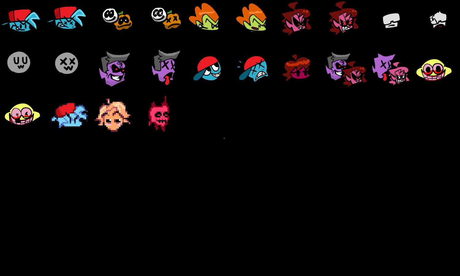 Icons Half Remastered Mod for Friday Night Funkin' | FNF Mods