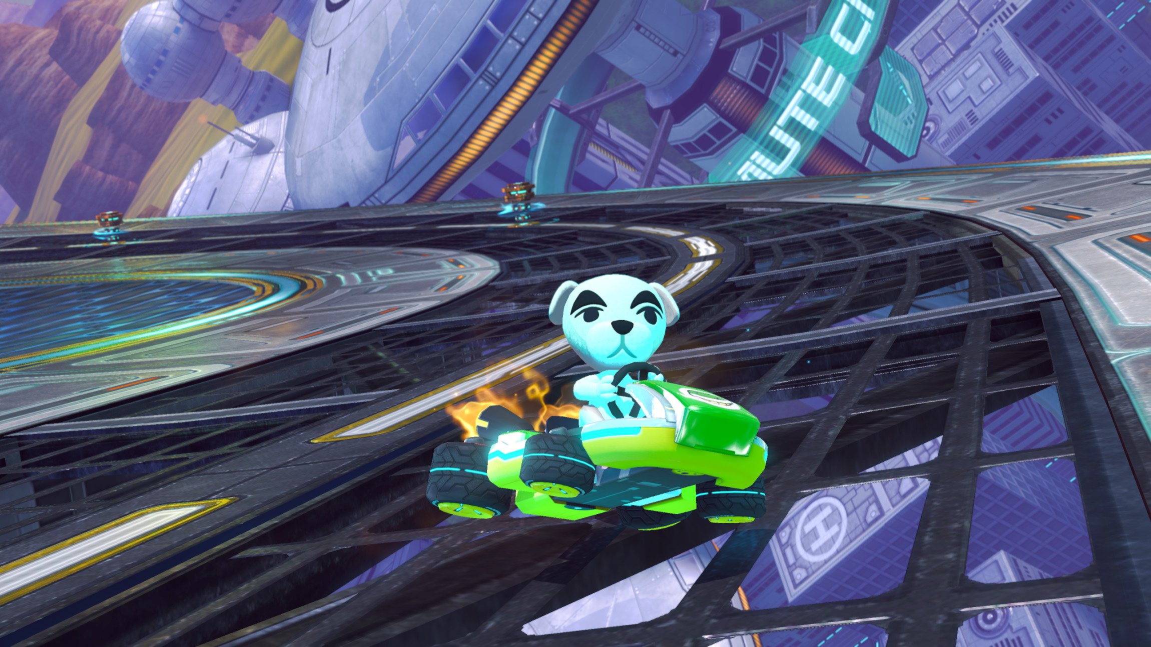 K.K. Slider (+ Isabelle) [Mario Kart 8] [Mods]