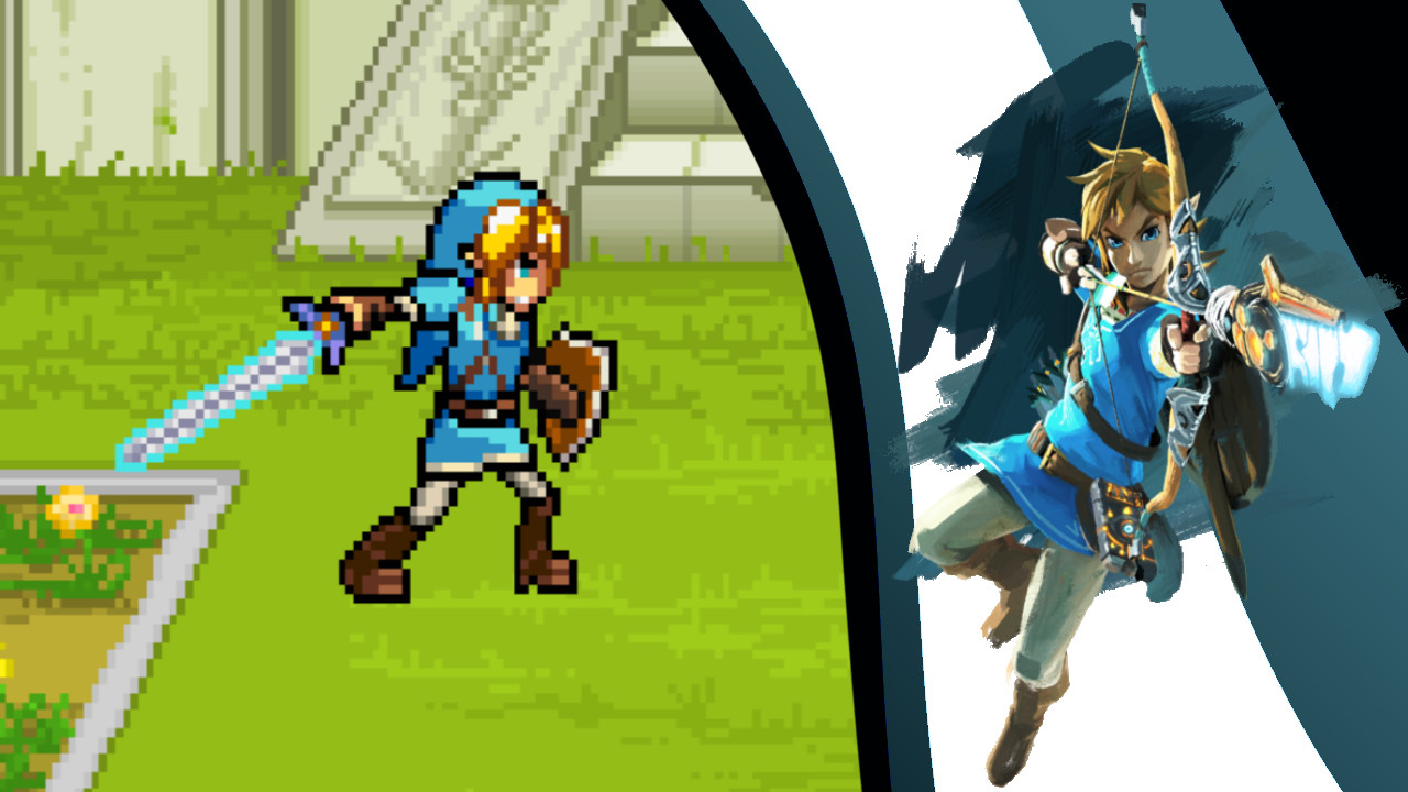 Breath of The Wild (BoTW) Link Skin Mod for Super Smash Bros. Crusade ...