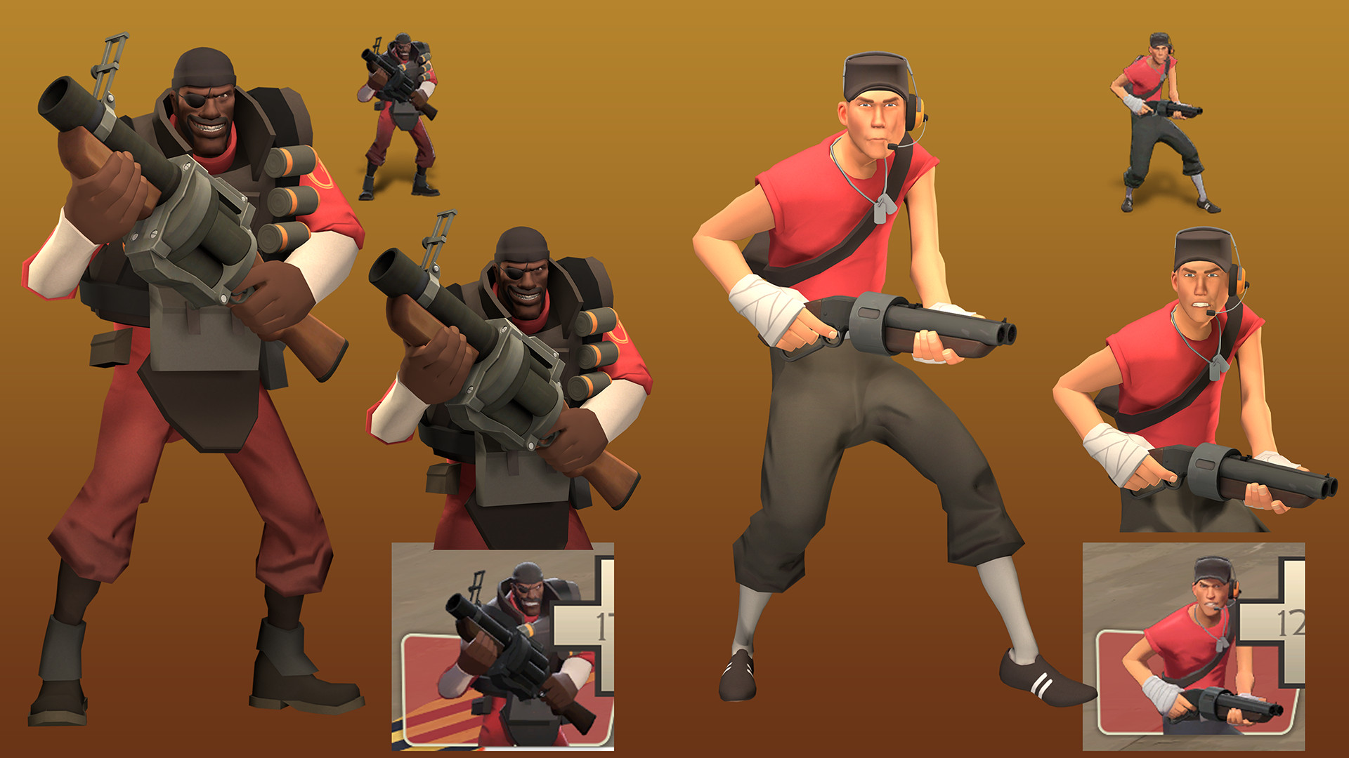 Maggots' Overhauled Portaits (MOP) [Team Fortress 2] [Mods]