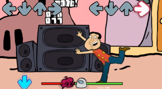 Glenn Quagmire Over BF Mod for Friday Night Funkin' | FNF Mods