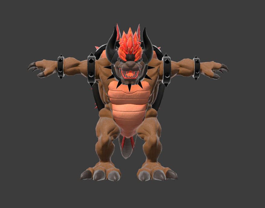 Fury Bowser Recolor (No Model Import) Mod for Super Smash Bros ...