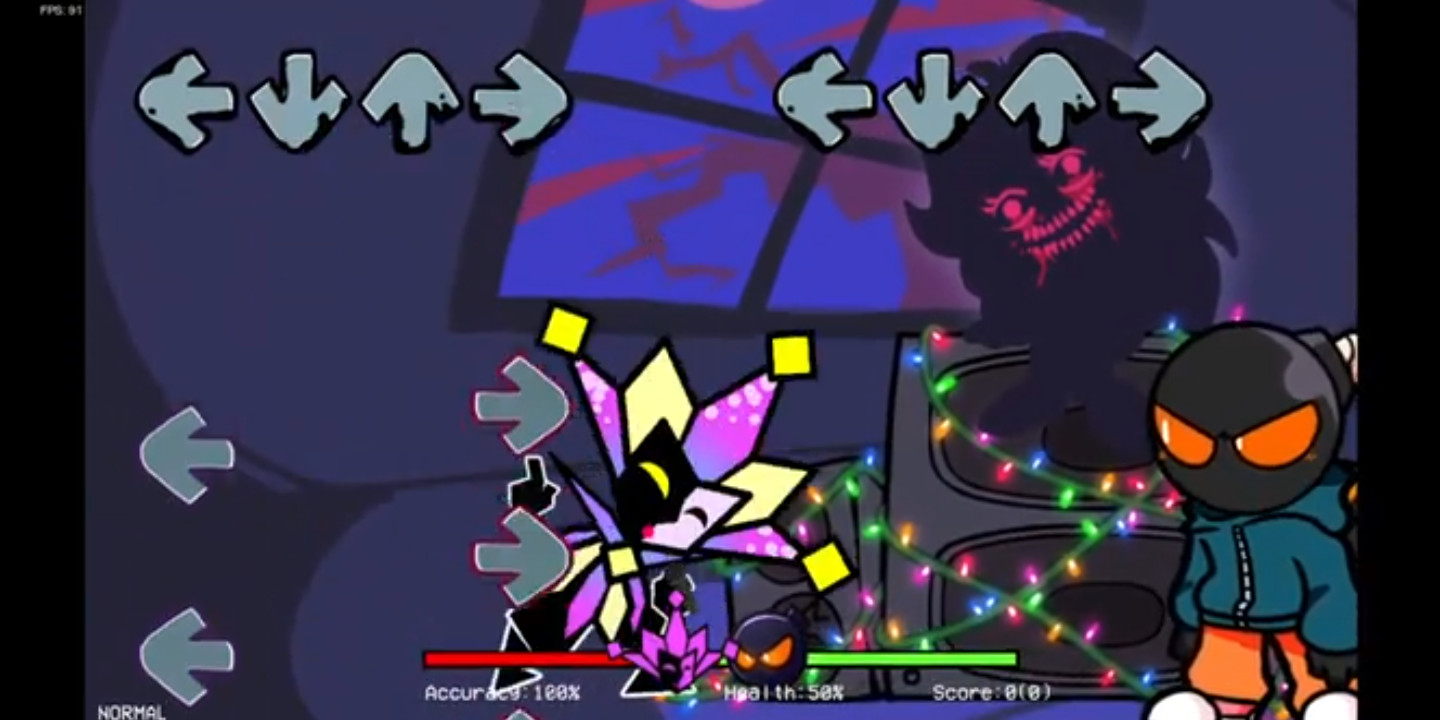Super Paper Mario Dimentio in FNF Mod for Friday Night Funkin' | FNF Mods